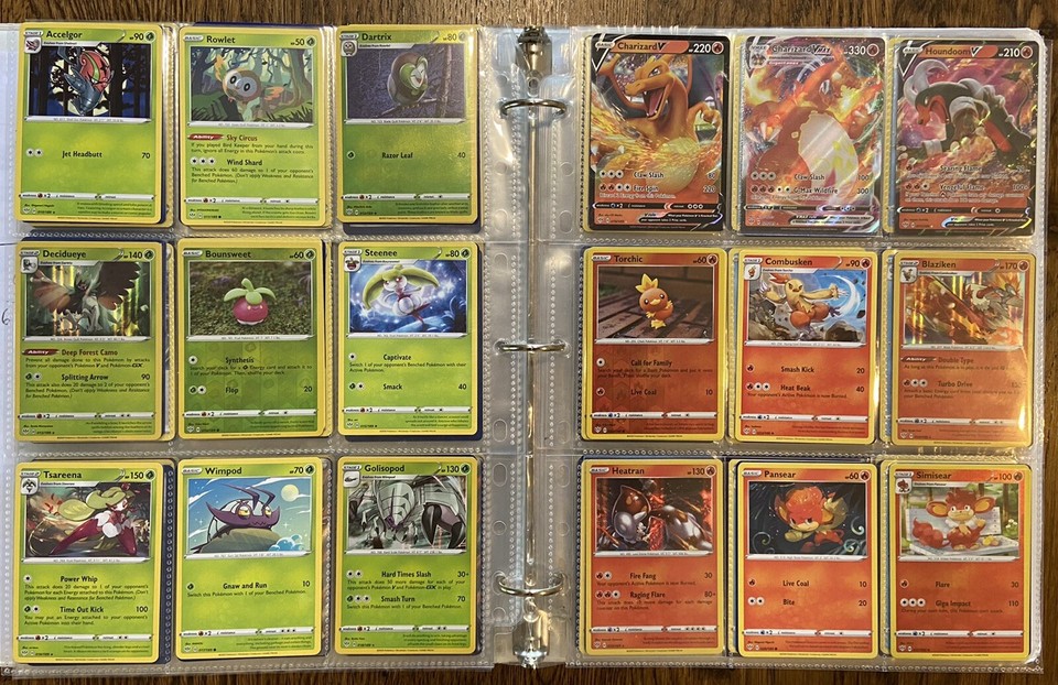 Pokemon Complete Darkness Ablaze Master Set 201/189 W/ Charizard Vmax ...
