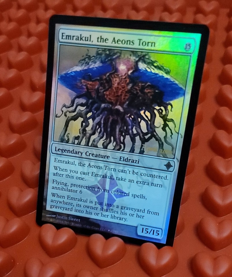 Emrakul, the Aeons Torn ~ MtG Magic the Gathering Pre-Release Promo ...