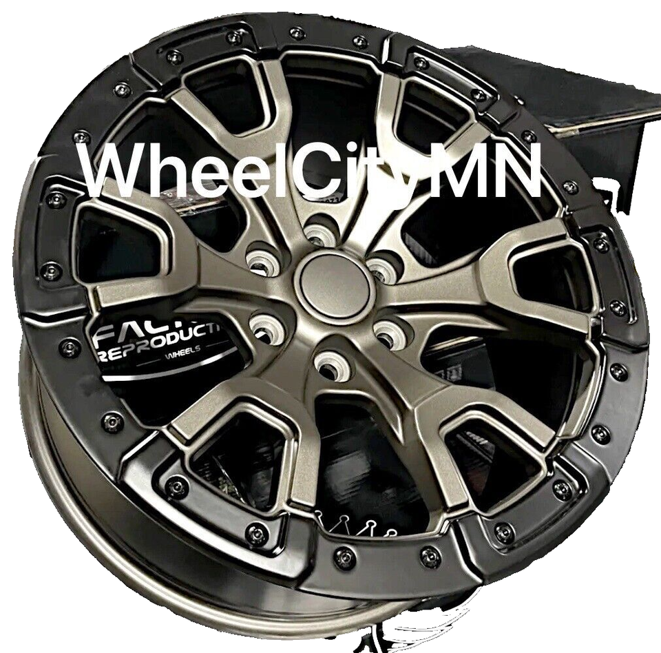 20" black bronze OE Bronco Raptor replica wheels fits 2004 2023 Ford ...