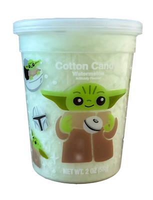 Disney Parks Star Wars Grogu Watermelon Cotton Candy 2 Oz (56g) Tub | eBay