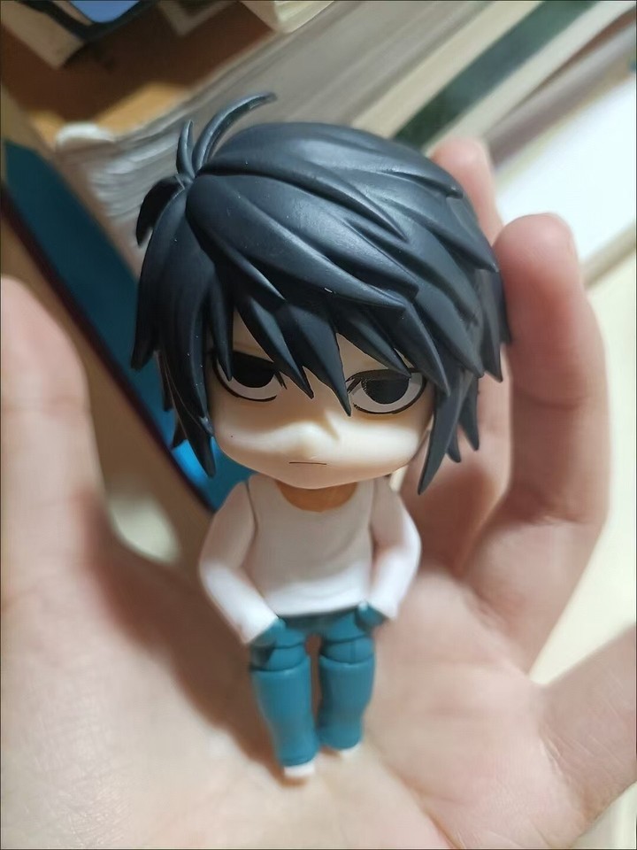 NEW Gift 10CM Death Note Nendoroid L 2.0 1200 Lawliet PVC Anime Action ...