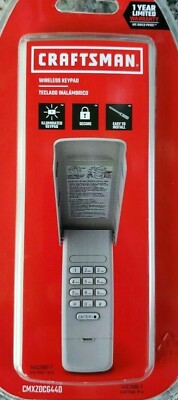 New CRAFTSMAN Wireless Rolling Code Garage Door Opener Keypad ...