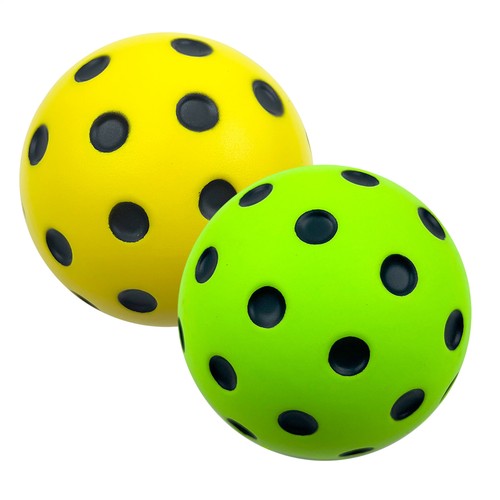 Quiet Pickleball Balls Foam Balls Indoor Pickleballs Consistent Bounce ...