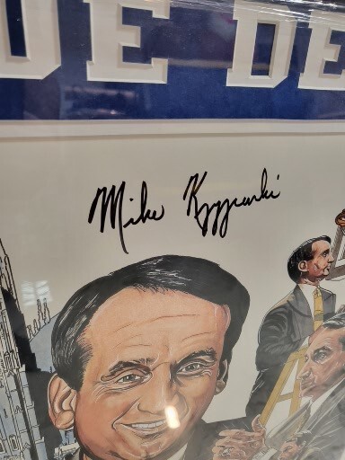 MIKE KRZYZEWSKI COACH K DUKE SIGNED AUTOGRAPHED LITHOGRAPH MATTED ...