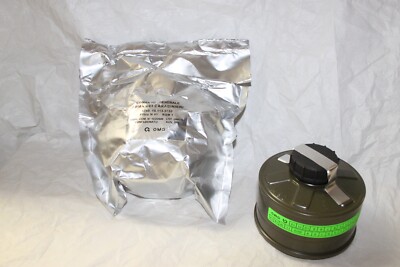 Military Gas Mask Green Filter 40mm Threaded NATO M90 Israeli MP5 ...