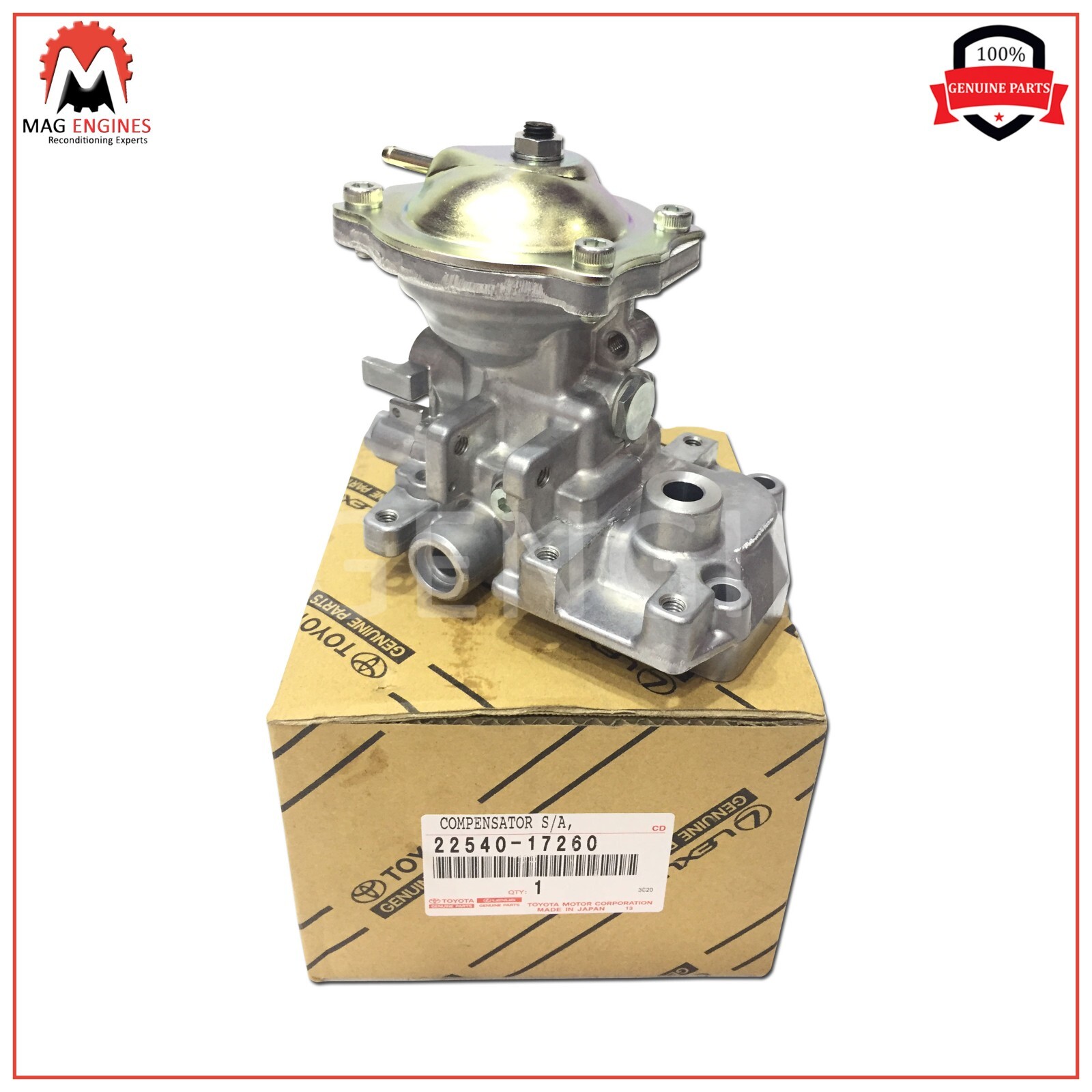 22540-17260 GENUINE OEM COMPENSATOR SUB-ASSY, BOOST - LAND CRUISER ...