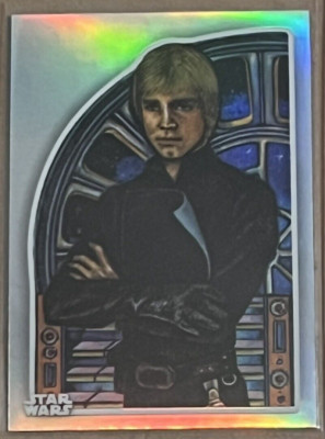 2023 Star Wars Topps Chrome ROTJ 40th ANNIV Refractor Insert # ROJ40-9 ...