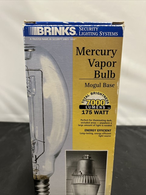 Brinks 7275 Bulb 175w Mercury Vapor Light Large for sale online | eBay