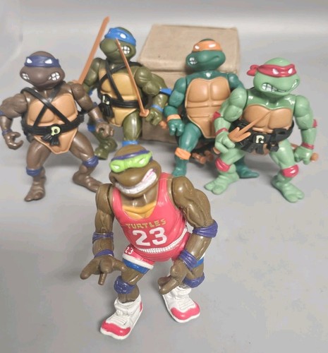 5x TMNT 2013 Classic Figures Michelangelo Raphael Leonardo Donatello ...
