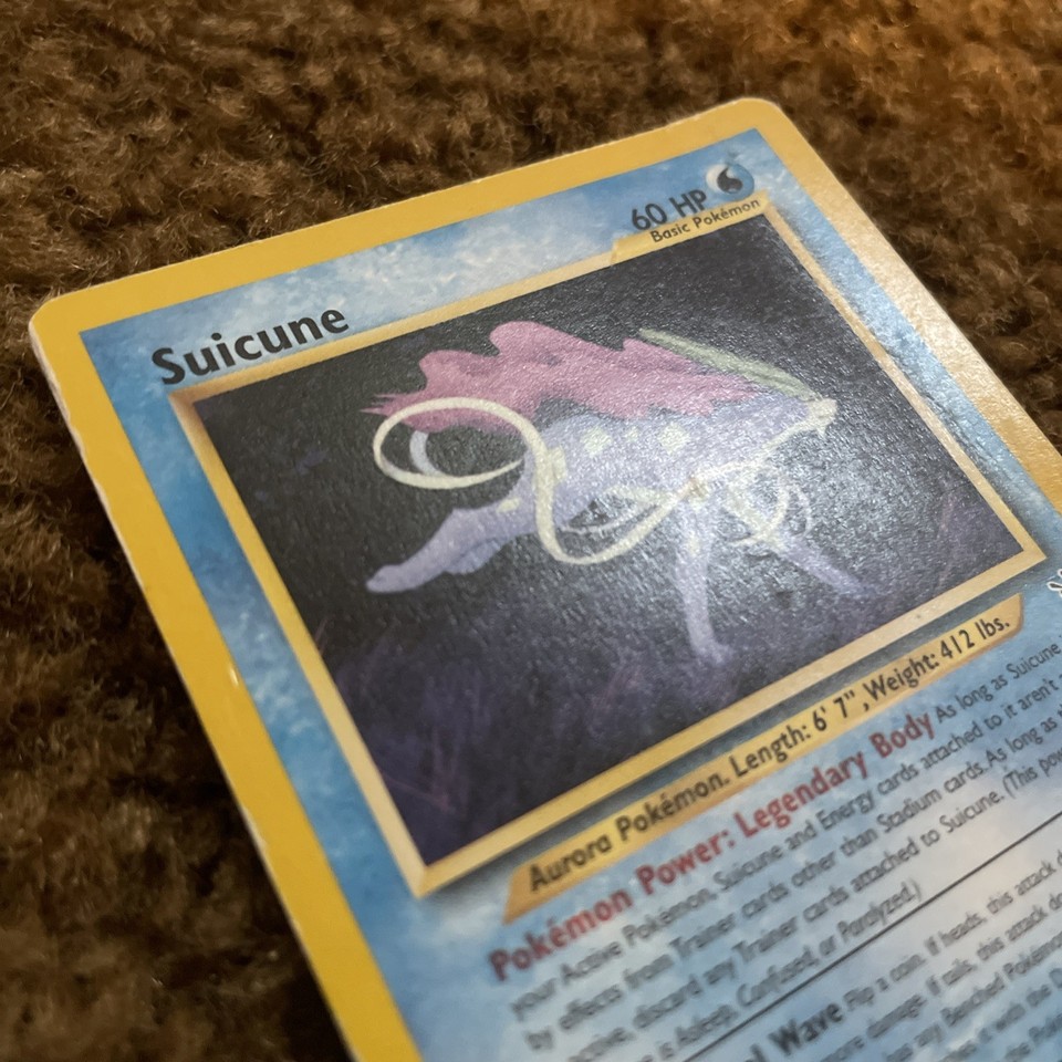 Suicune Neo Revelation Pokemon Card 27/64 Non-Holo TCG | eBay