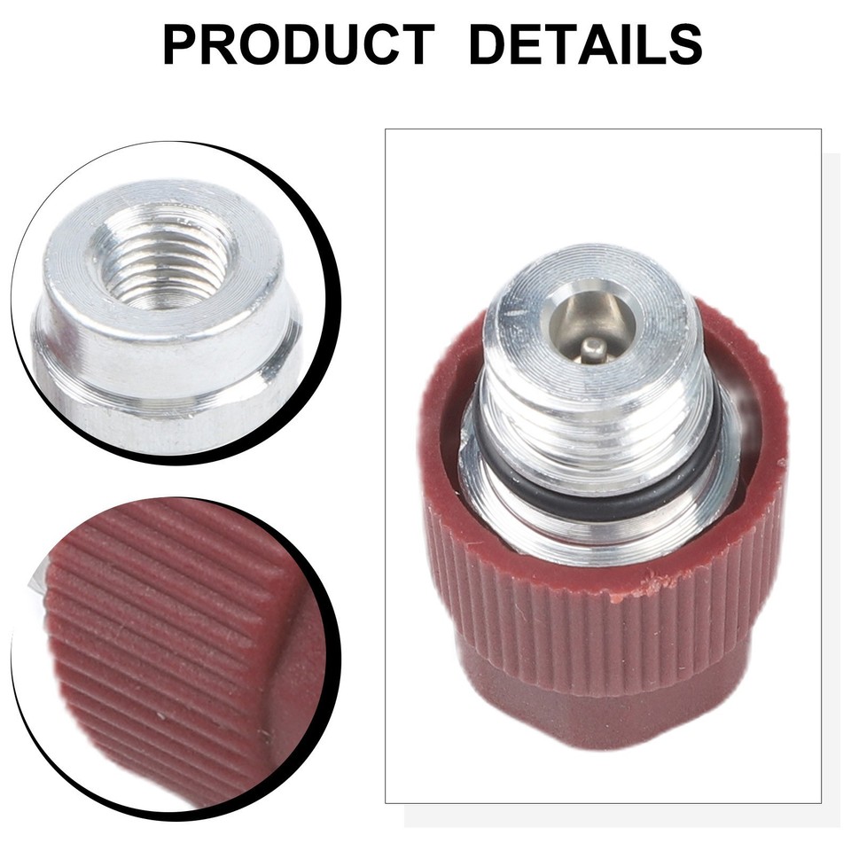 New A/C Service Valve High Side R-134a Port Adapter With Replaceable ...