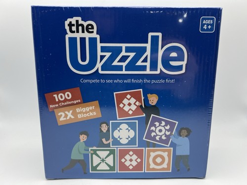 The Uzzle - Family Board Game for Children & Adults 2X Bigger Blocks ...