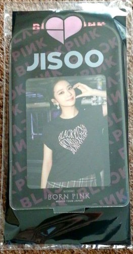 Blackpink Born Pink Trading Card Stand Jisoo Official Goods | eBay
