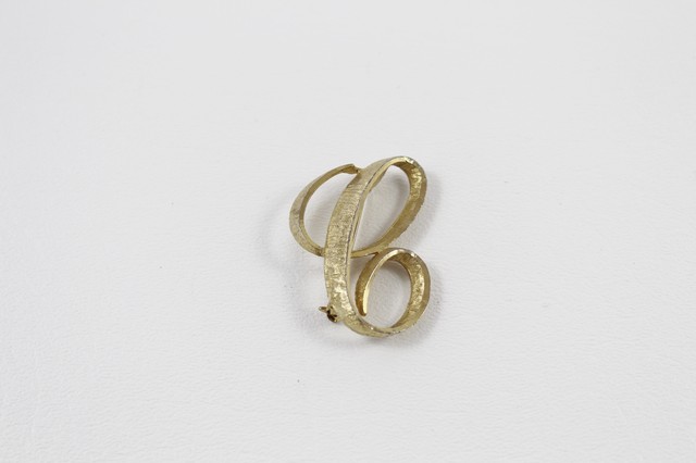 Vintage Gold Letter C Brooch Signed Mamselle for sale online | eBay