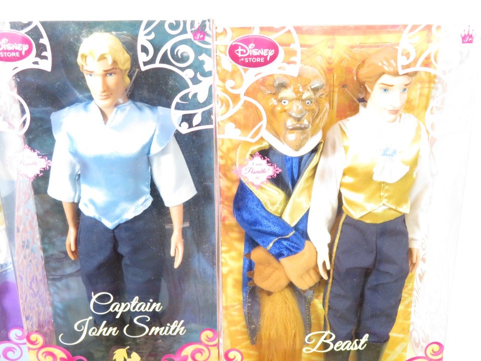 Lot (9) Vintage PRINCE Disney Store Action Figures (NIB) Beauty ...