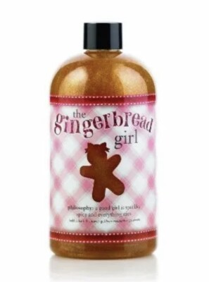 NEW SEALED Philosophy The Gingerbread Girl Shampoo Shower Gel Bubble ...