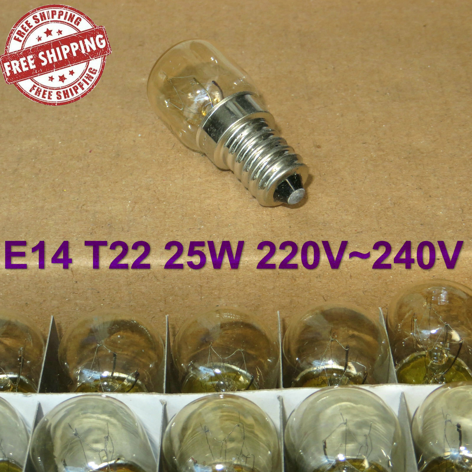 10Pcs E14 25W 220V~240V Oven Bulb Oven Lamp Heat Resistant Bulb Light ...