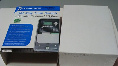NEW INTERMATIC Time Clock ASTRONOMIC 365 DAY 2 CIRC ET90215CR 3R 120 ...