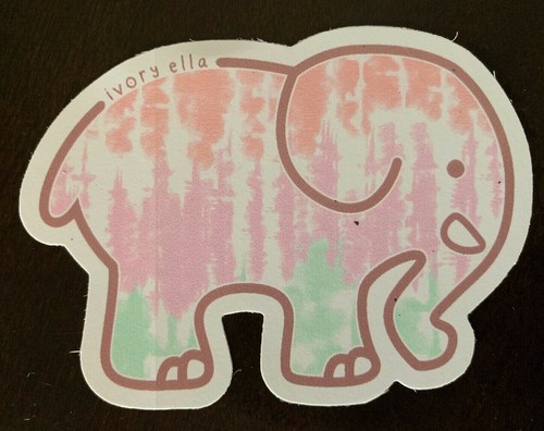 NEW Ivory Ella Tie Dye Sticker Decal | eBay UK