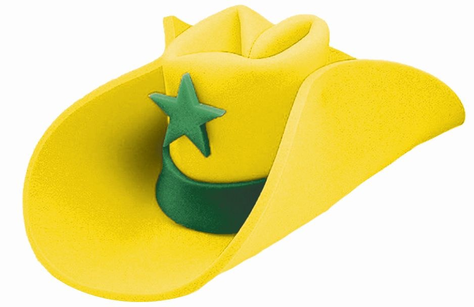 JUMBO FOAM BIG LARGE COWBOY 40 GALLON WESTERN OVERSIZED COSTUME HAT RED ...