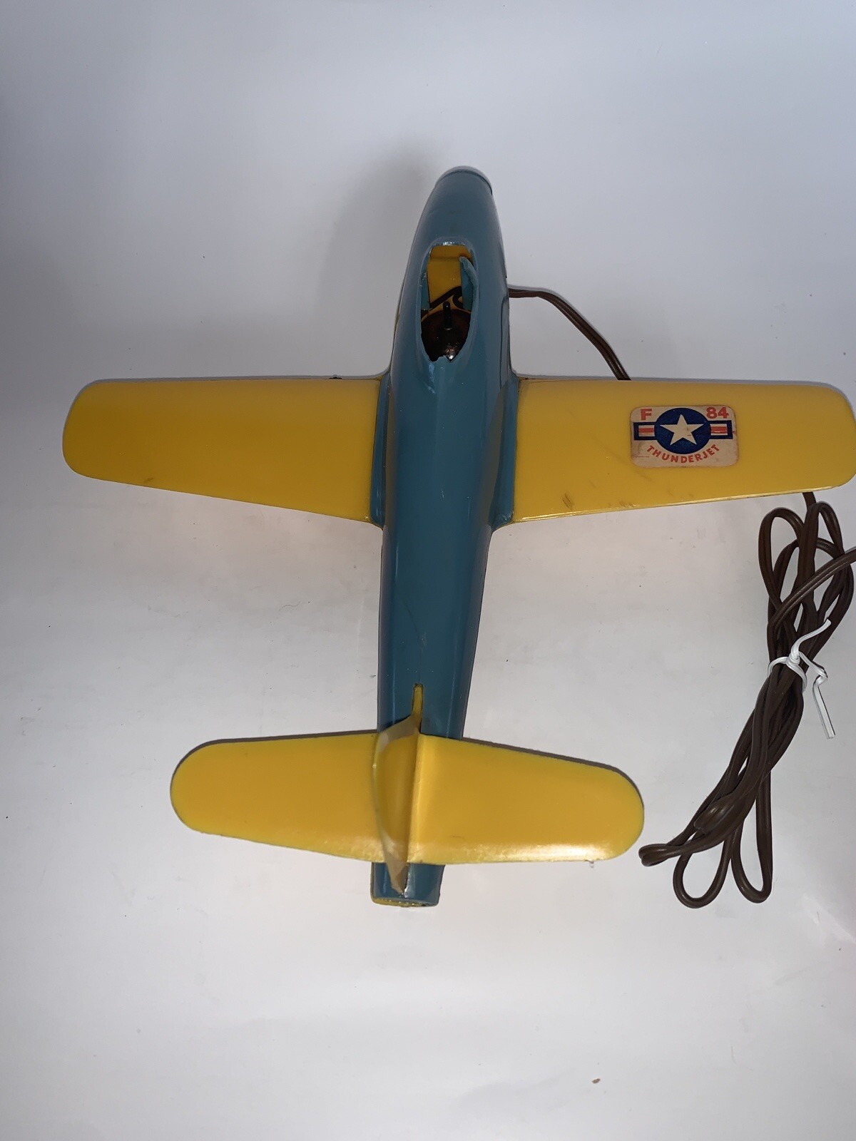 Vintage 1950's REMOTE CONTROL F-84 AIRPLANE in BOX Wilson's of ...
