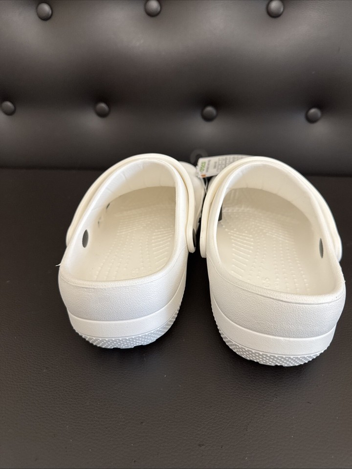 Crocs Specialist II White Vent Clogs Chef & Nurse Shoes, Size M6 W8 ...