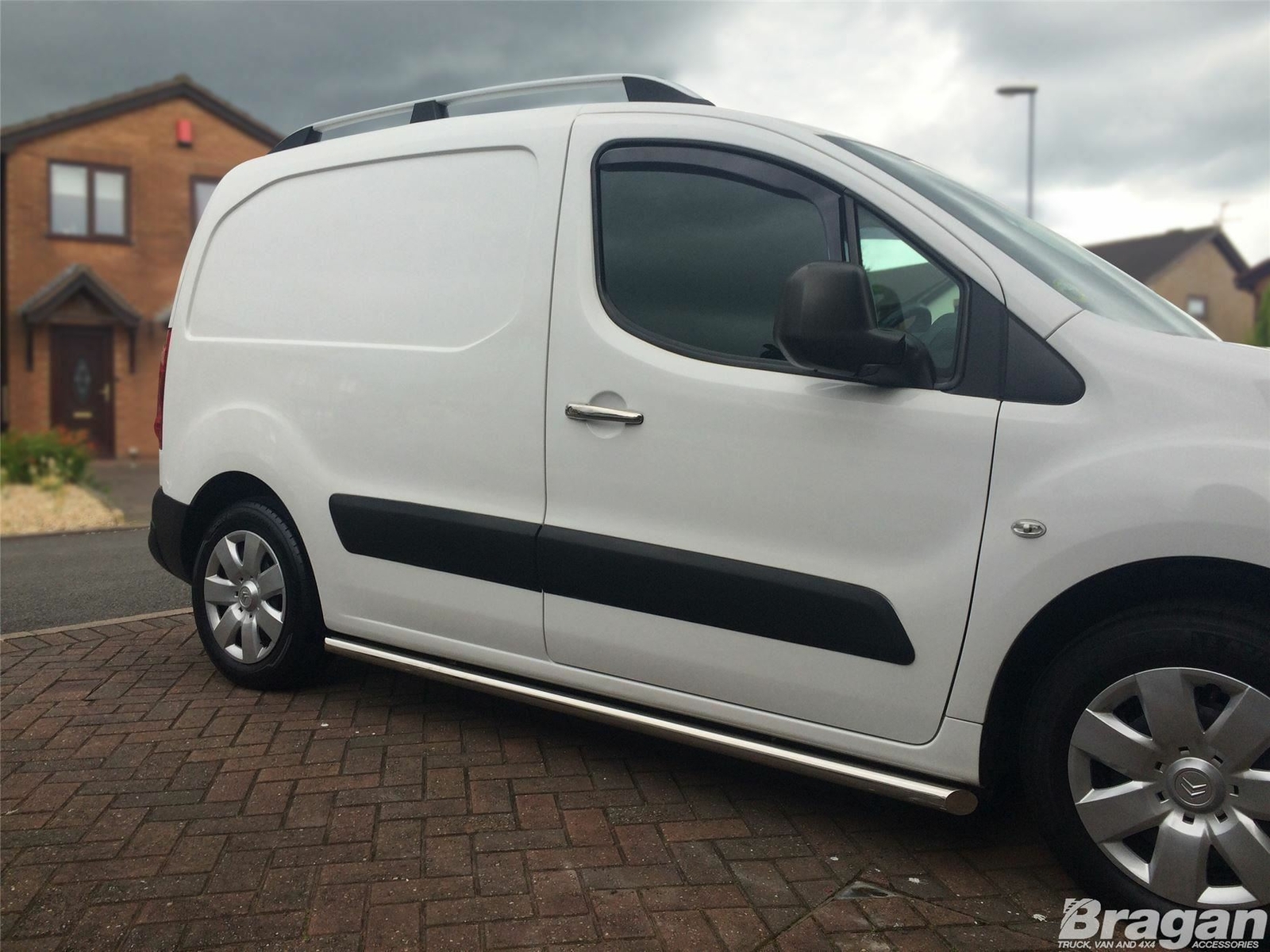 Side Bars To Fit Peugeot Partner 2016-2019 Stainless Steel Tube Van ...