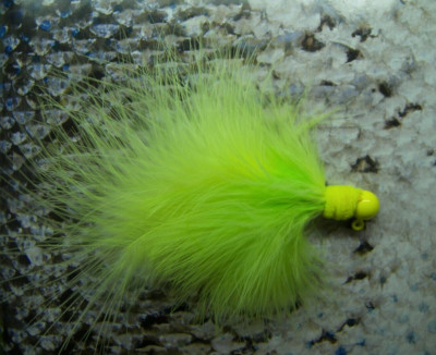 MARABOU SILVER SALMON JIG 3/8oz CUSTOM LURE EAGLE CLAW 630 HOOK ...