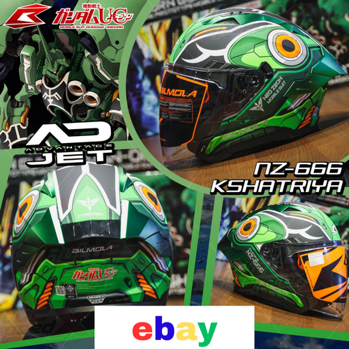 Motorcycle Cushion Helmet Bilmola Ad-Jet Limited Edition NZ-666 ...