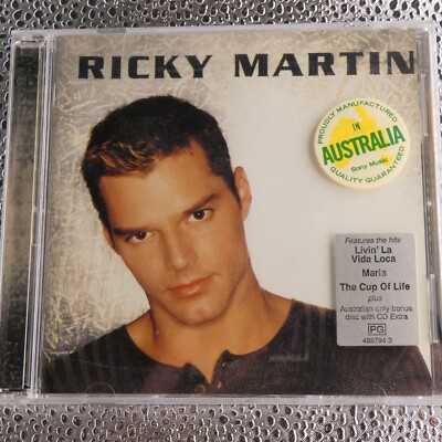 RICKY MARTIN • Ricky Martin Australian Edition Bonus Second CD Self ...
