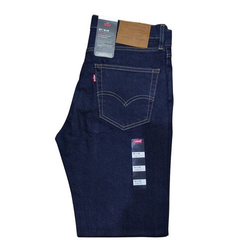 Levis 511 Slim Fit Men Jeans Men Stretch Dark Blue Denim 045115025 New ...