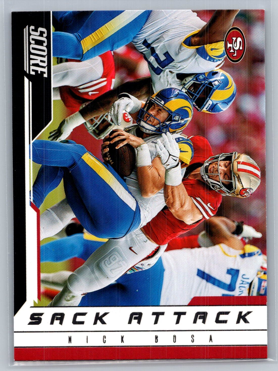2023 Score Sack Attack Nick Bosa #1 49ers | eBay