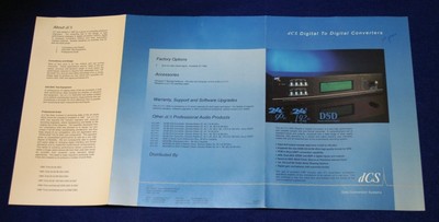 VERY RARE_VINTAGE_ DCS DDC 4-page Sales Brochure | eBay