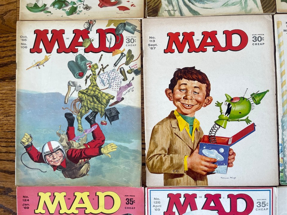 25 MADS from the 1960's!!! Most are FINE! Huge Mad Magazine Lot ...