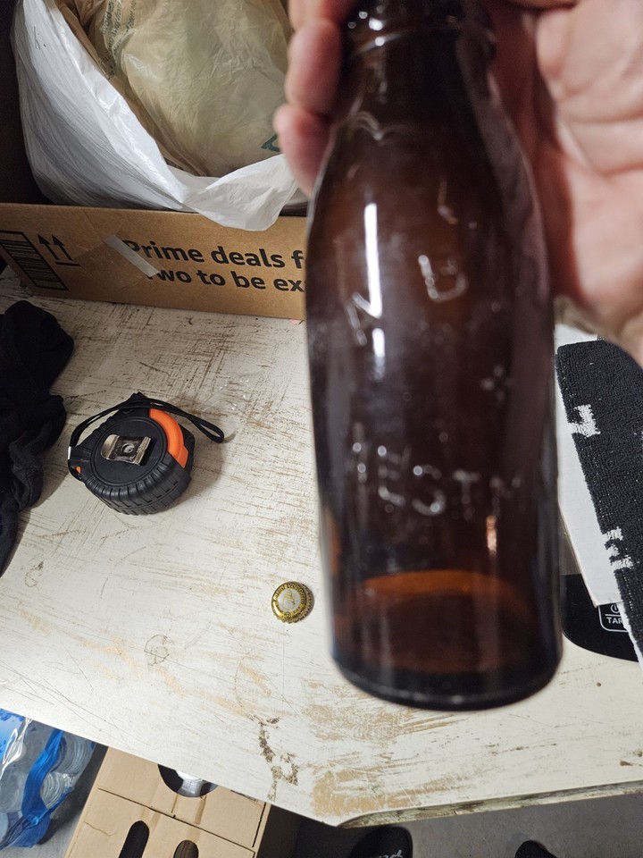 Westvleteren Belgium Trappist Beer Bottle Reused Embossed Westmalle ...