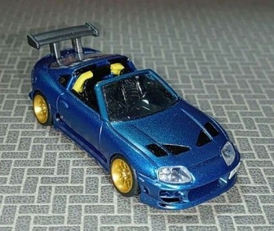 Fast And Furious A80 Toyota Supra Custom Bomex Blue Metallic -TOY ...