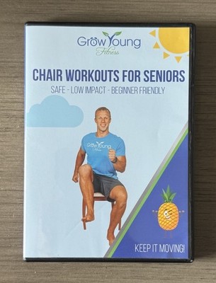 Grow Young Fitness Chair Workout DVD for Seniors Low Impact Seated ...