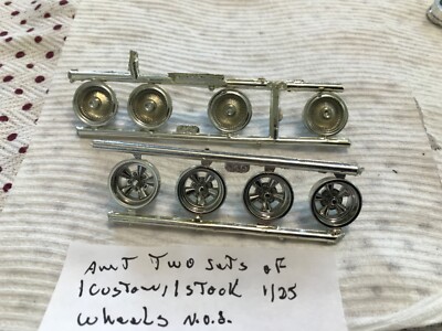AMT 1/25 VINTAGE TWO SETS OF 1 CUSTOM I STOCK WHEELS N.O.S. C- 70’S | eBay