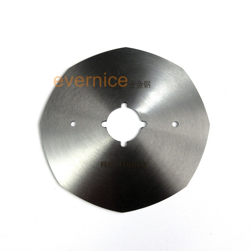 4" (100mm ) 8 Side Round Knife For Jiasew Cs-100 Fabric Cutting Cloth ...