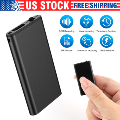 Mini Hidden Spy Digital Audio Voice Activated Recorder Smart MP3 ...