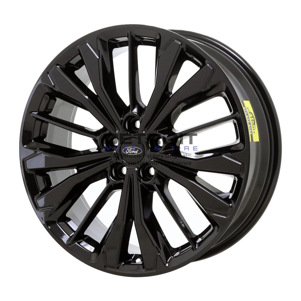 19" FORD ESCAPE GLOSS BLACK WHEELS RIMS FACTORY OEM 10430 2021-2024 SET ...