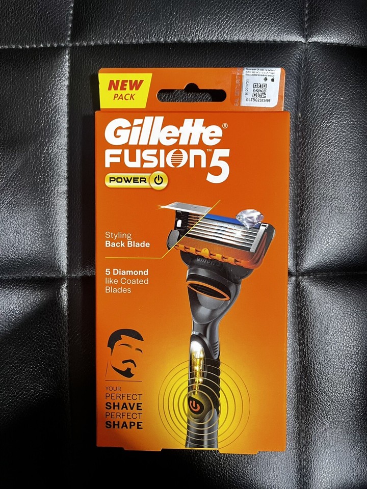 New Gillette Fusion Power Razor Shaving For Men Duracell Battery ...