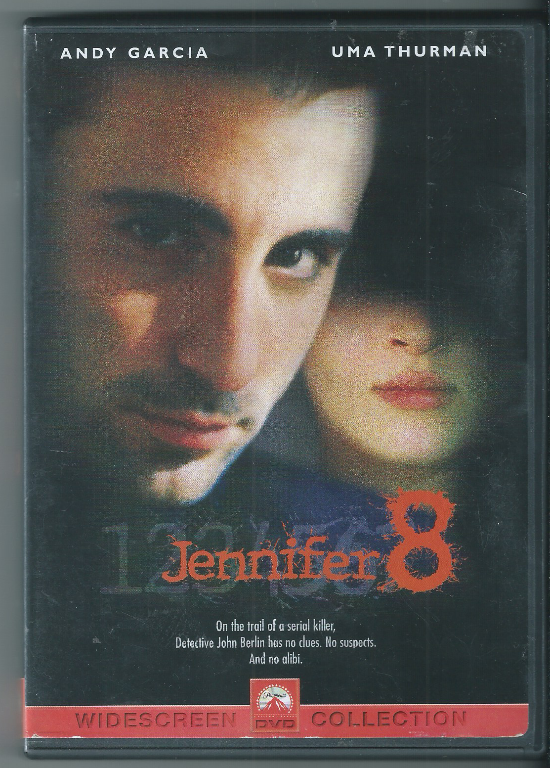 Jennifer 8 (DVD, 2000, Uma Thurman, Andy Garcia, Widescreen, Made in ...