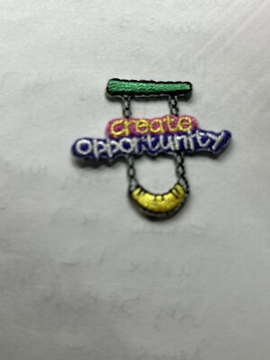 Girl Scout Create Opportunity Iron On Patch Badge | eBay