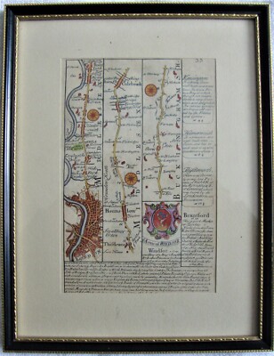 1900-Now - Antique Color Road Map