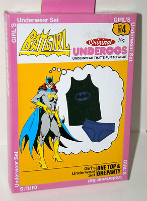 DC Comics Batgirl Original Underoos T-Shirt & Underwear Box Set New ...