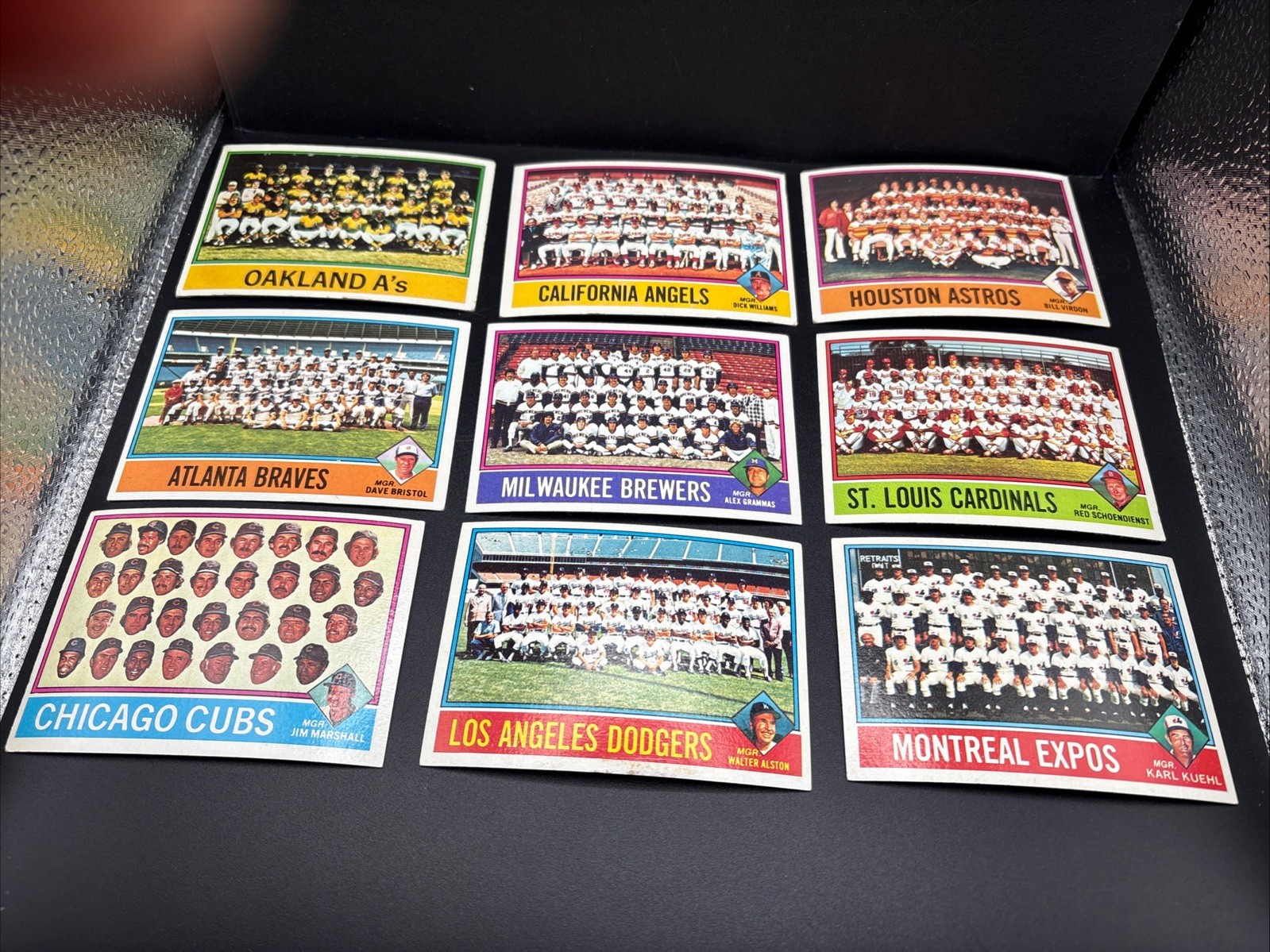 1976 Topps Baseball All MLB Teams Checklist Lot of 24 Cards Different ...