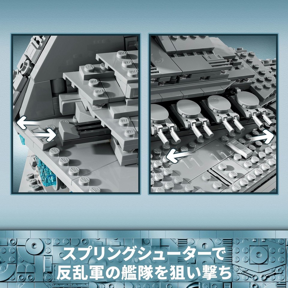 LEGO Star Wars Imperial Star Destroyer Building Toy Set for Kids 10 ...