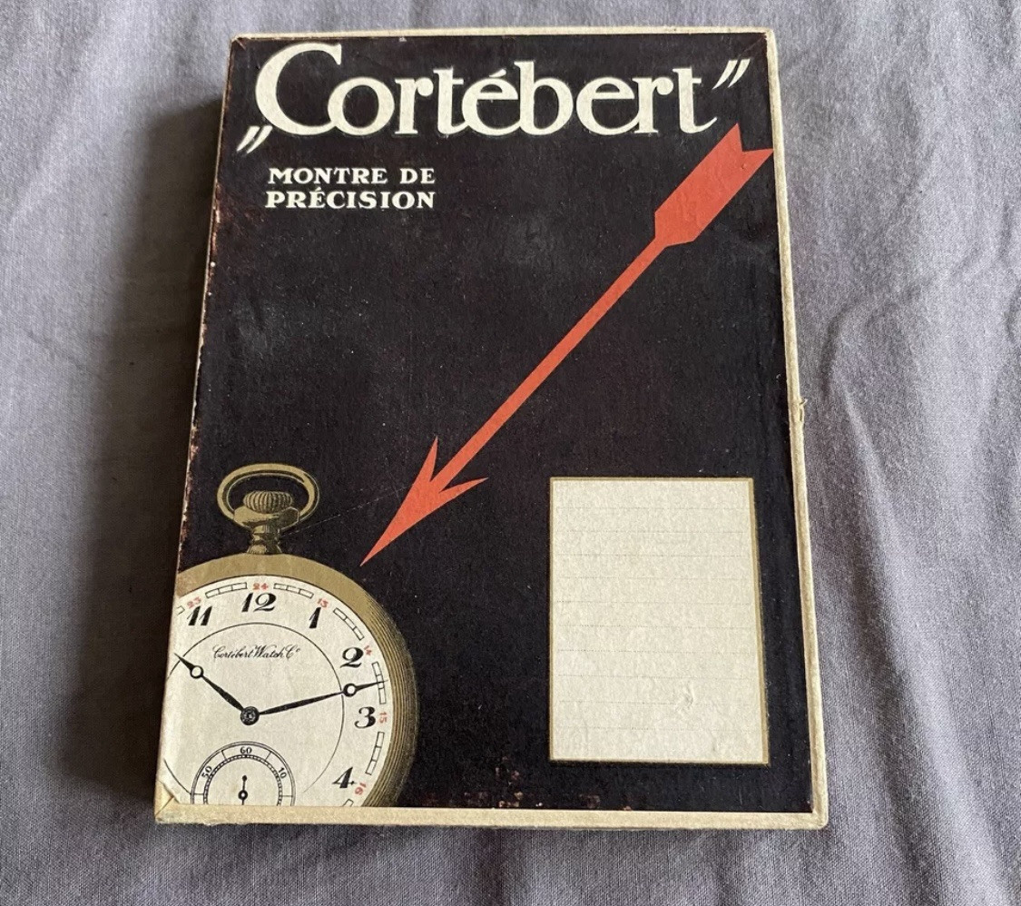 Genuine Vintage Cortebert Watch Movement Parts Storag… - Gem