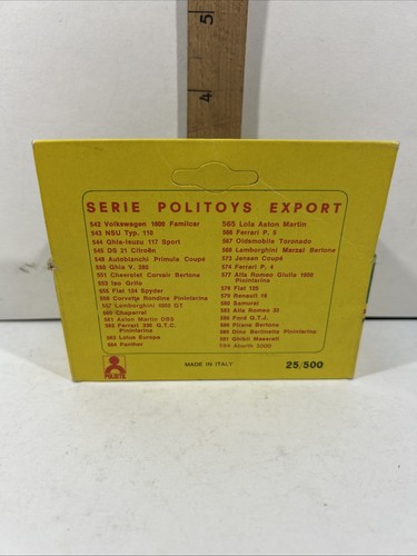 Politoys-E Export N° 561 Aston Martin DBS Silver 1/43 NIB Unpunched | eBay